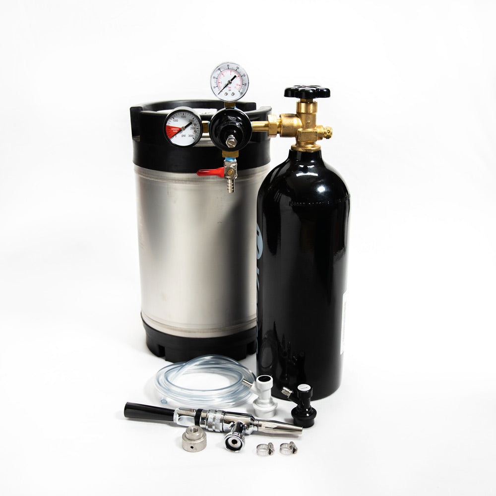 Cold Brew Coffee Nitrogen Keg Kit With Stout Faucet 25 Gal Corny Keg 9476