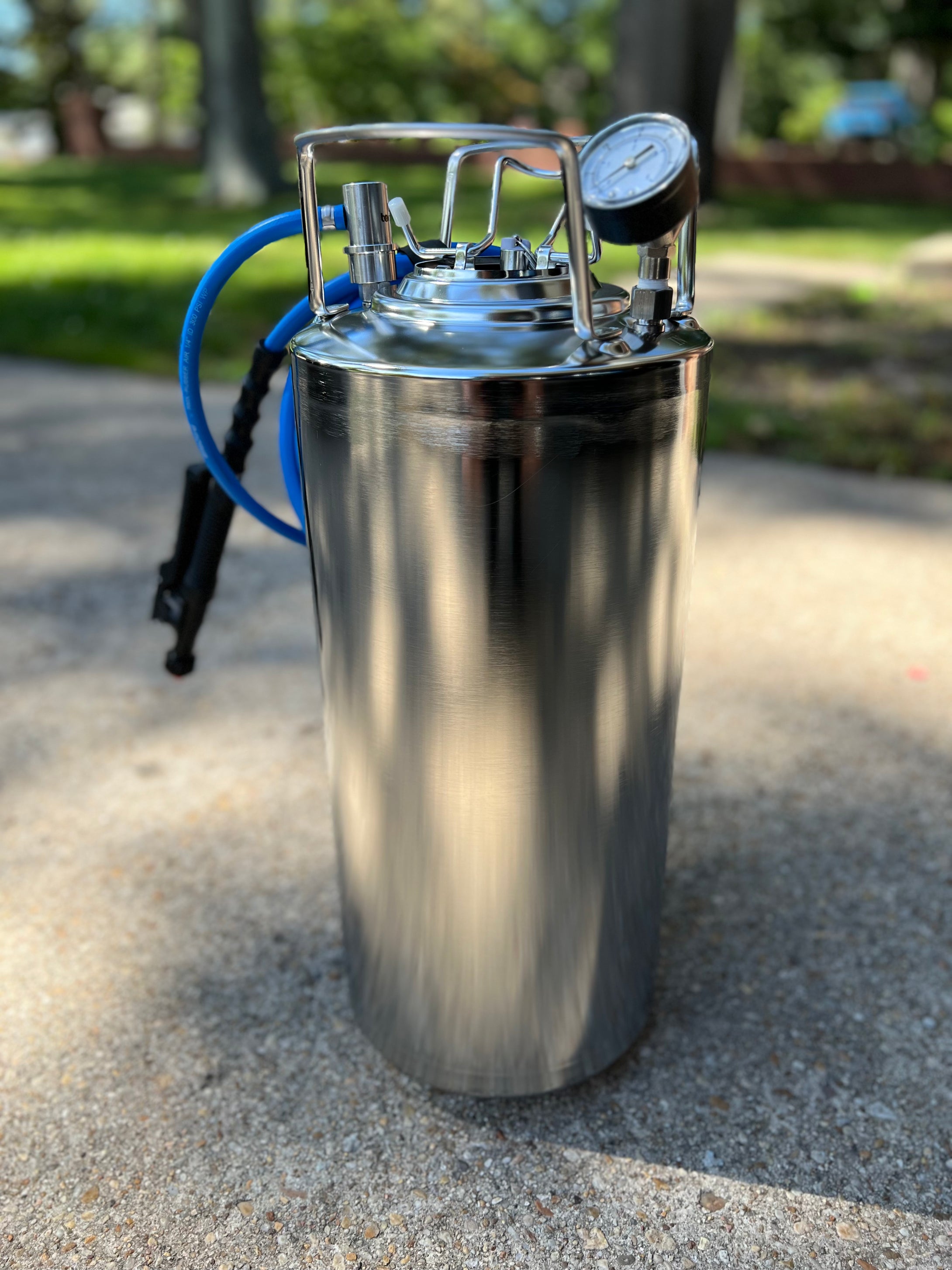 Corny Keg 5 Gallon Ball Lock Keg Stainless Steel Rinseless Car Wash or