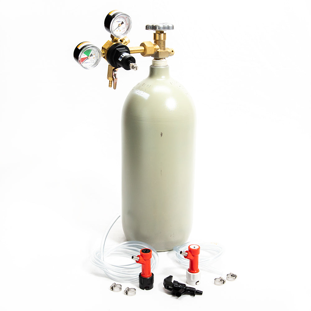 CO2 PIN LOCK Kit with 10lb CO2 Cylinder – Corny Keg
